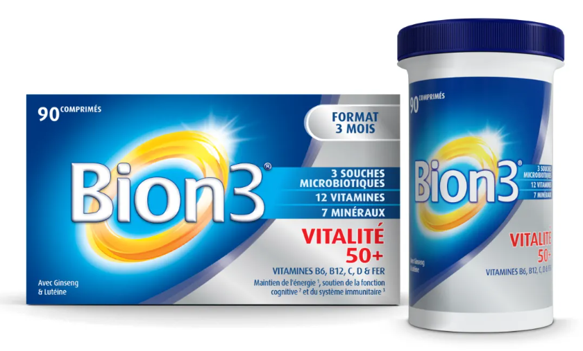 BION 3 VITALITE 50+ – 90 comprimés - Procter et Gamble